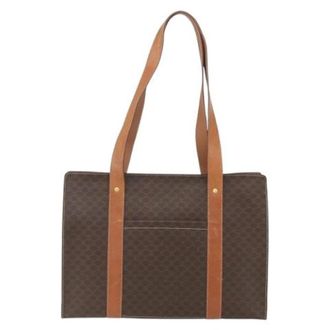 Celine Pre-owned Vintage macadam tote bag - Femme - Pre-owned - Brun - Taille: ONE Size