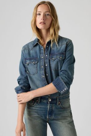 Levi's Heritage Western Sawtooth Shirt - Damen - Mittlere Waschung / Mittlere Waschung