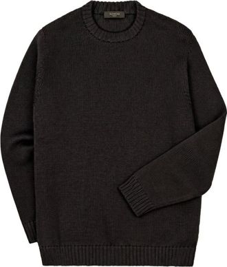 Zanone Pull Giro &agrave; col rond - Homme - Pulls - Brun - Taille: 2XL