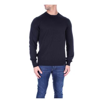 Fay Schwarzer Logo-Pullover - - Sweatshirts & Hoodies - Herren - Schwarzk - 2XL