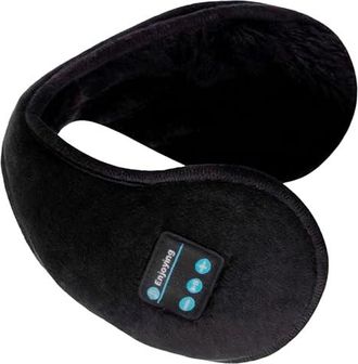 Generico Blueto&oacute;th Cache-oreilles - Cache-oreilles dhiver sans fil | Cache-oreilles chauffants | Chaleur r&eacute;glable pour le ski, le sport, lext&eacute;rieur, lint&eacute;rieur