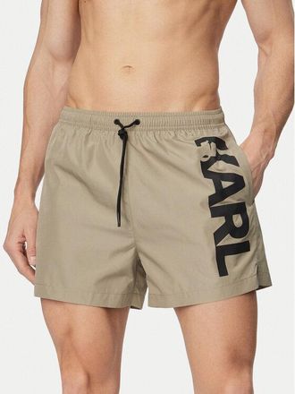 Karl Lagerfeld Badeshorts A1M46013 Beige Regular Fit