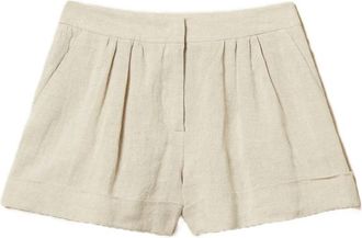Twinset Femme, Shorts, Beige, Taille: 42 FR Short Shorts