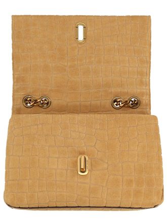 Marc Jacobs Womens Shoulder Bag Slim Dual Beige Cow Leather
