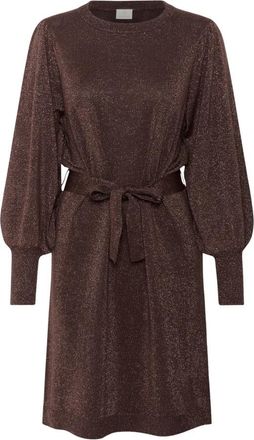 Kaffe KAmalina Strickkleid - - Dresses - Damen - Braun - 2XL
