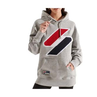 Superdry Damen, Sweatshirts & Hoodies, Grau, XSGröße