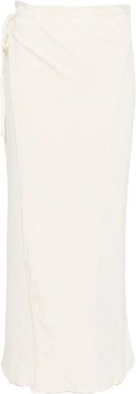 BASERANGE Femme, Jupes, Beige, Taille: 38 FR Brig Maxi Skirt