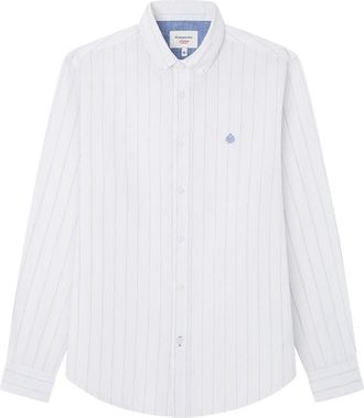 Springfield Herren B&ouml;hmisch Hemd, White, L