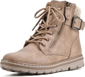 White Mountain Kelsie Bottes de randonnée pour femme, beige (Naturel/tissu.), 41 EU