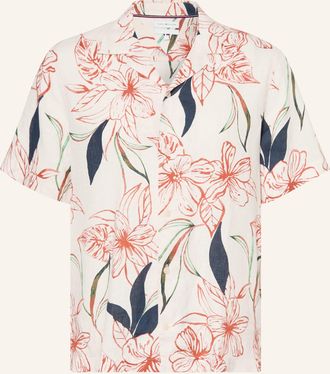 Tommy Hilfiger Resorthemd Regular Fit Aus Leinen weiss