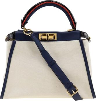 Fendi Pre-owned Toile sacs-fendi - Femme - Pre-owned - Blanc - Taille: ONE Size