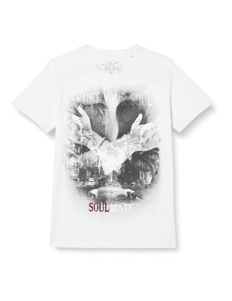 Key Largo Herren MT HIT The Road Jack Round T-Shirt, White (1000), M