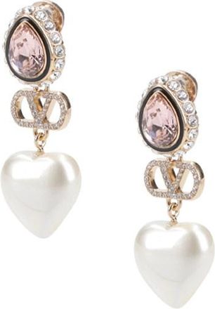 Valentino Garavani Earrings With Crystals Vlogo