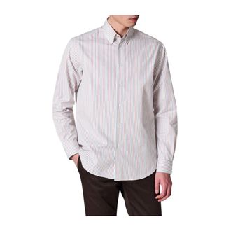 Paul Smith Homme, Chemises, Multicolore, Taille: M Striped Cotton Shirt