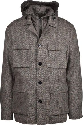 Corneliani Homme, Vestes, Brun, Taille: XL Giaccone