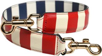 Dolce & Gabbana Femme, Sacs, Multicolore, Taille: ONE Size Leather Striped Shoulder Strap