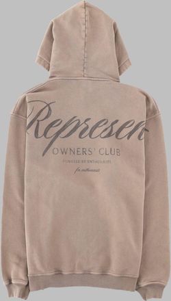 Represent Logo Cotton Sweatshirt - Gray