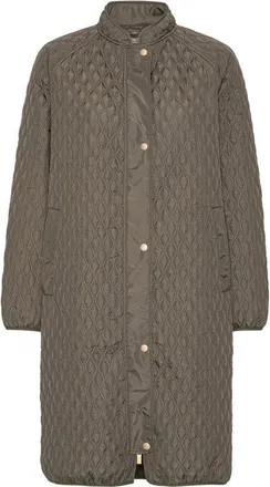 Ilse Jacobsen Steppjacke ALLY06 Modischer Oversize-Steppmantel mit Stehkragen und Raglan&auml;rmeln