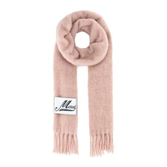 Marni Logo Patch Fransen Schal - - Accessories - Herren - Rosa - ONE SIZE