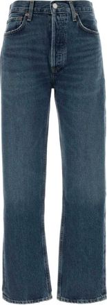 A Gold E Femme, Jeans, Bleu, Taille: W30 90s Pinch Waist High Rise Straight