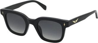 Zadig&Voltaire Femme, Accessoires, Noir, Taille: 48 MM Szv401V 700Y Lunettes de soleil