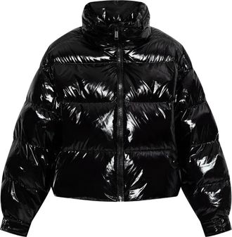 Michael Michael Kors Gesteppte Jacke mit Reißverschluss - Schwarz