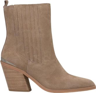 Alma En Pena Alma EN Pena, Femme, Chaussures, Beige, Taille: 38 EU Bottine à talon métallique