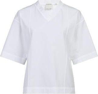 Calvin Klein T-shirt col V &agrave; ouverture dos en coton