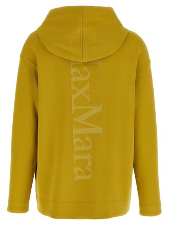 Max Mara Womens Bicolor Cotton Hoodie Clothing