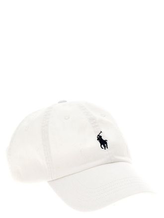 Polo Ralph Lauren Logo-Embroidered Baseball Cap - White