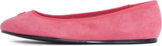 Tommy Hilfiger Damen Ballerinas Hardware aus Wildleder, Rosa (Hibiscus Pink), 37