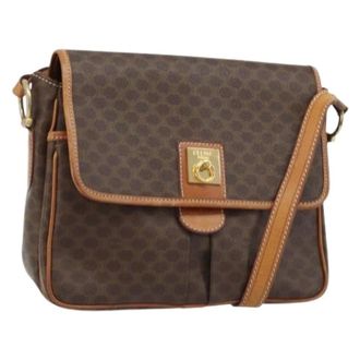 Celine Sac bandouli&egrave;re vintage Pre-owned - Femme - Pre-owned - Brun - Taille: ONE Size