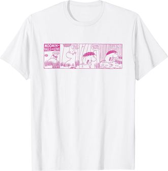 Moomin Mumin verliebt Sich Lustiger Comicstrip T-Shirt