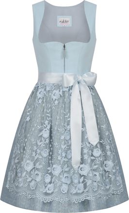 N&uuml;bler Dirndl N&Uuml;BLER Dirndl mini Garbine, Damen, Gr. 38, EURO, blau, Obermaterial: 100% Polyester PES., Kleider, Topseller