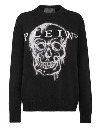 Philipp Plein Rundhalspullover Skull