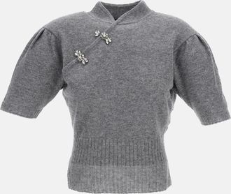 Simone Rocha Cashmere-pullover Mit Kurzen &Auml;rmeln