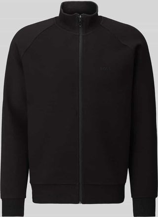 HUGO BOSS Sweatshirtjacke mit Logo-Detail
