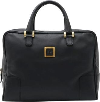 Loewe unisex, Pre-owned, Noir, Taille: ONE Size Sac Boston Pre-owned
