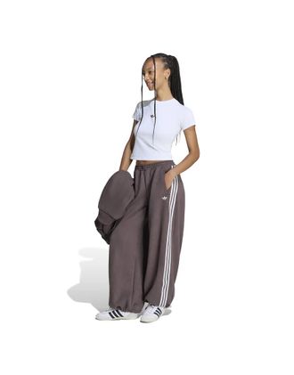 adidas Originals pantalon de surv&ecirc;tement en daim marron
