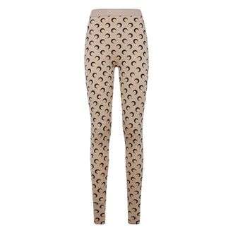 Marine Serre Damen, Hosen, Beige, XSGr&ouml;&szlig;e