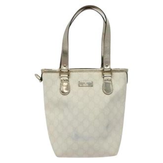 Gucci Pre-owned Vintage Tote - - Pre-owned - Damen - Wei&szlig; - ONE SIZE