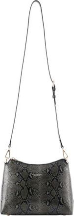 Seidenfelt Manufaktur sac &agrave; &eacute;paule bandouli&egrave;re Lilleby Midi Crossbag Reptile Dark Green vert fonc&eacute;