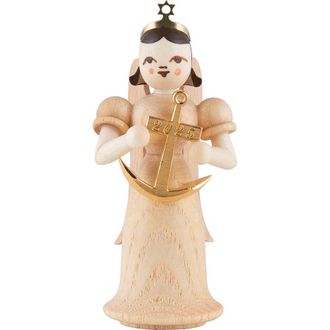 Blank Langrockengel mit Anker, Natur - Jahresedition 2025-6,6 cm