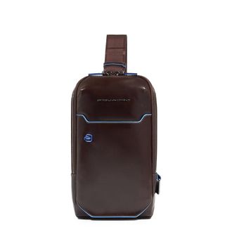 Piquadro Sac de poitrine personnalisable en cuir pour iPadmini - Femme - Sacs - Brun - Taille: ONE Size