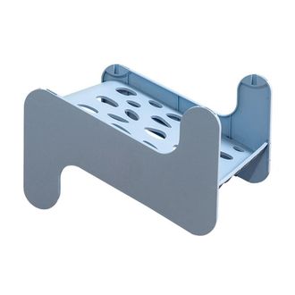 BESPORTBLE Plastik Schuhregal Stapelbar Z F&ouml;rmiger Schuh Organizer aus Kunststoff Platzsparender Schuhhalter f&uuml;r Zuhause Einfach zu Montieren rutschfest und Atmu