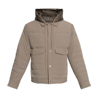 Moose Knuckles Doudoune avec capuche amovible - Homme - Vestes - Beige - Taille: M