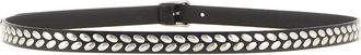 Christophe Lemaire Almond Stud Belt - Black