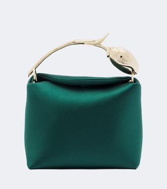 Erdem Henkeltasche Bloom Mini aus Satin