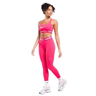 Nike Pro Dri-fit Mid Ride 7/8-leggings In Rosa