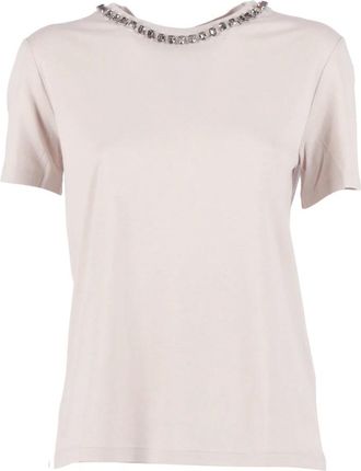 Max Mara Femme, Tops, Beige, Taille: 44 FR Bingo T-shirt
